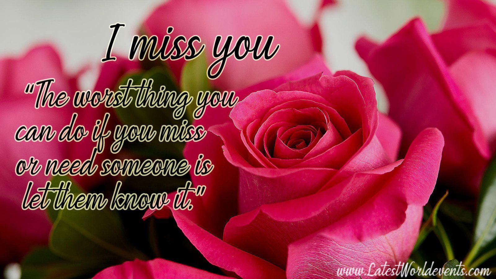 Romantic Miss u Messages| Miss U Images For Whatsapp – 9to5 Car Wallpapers