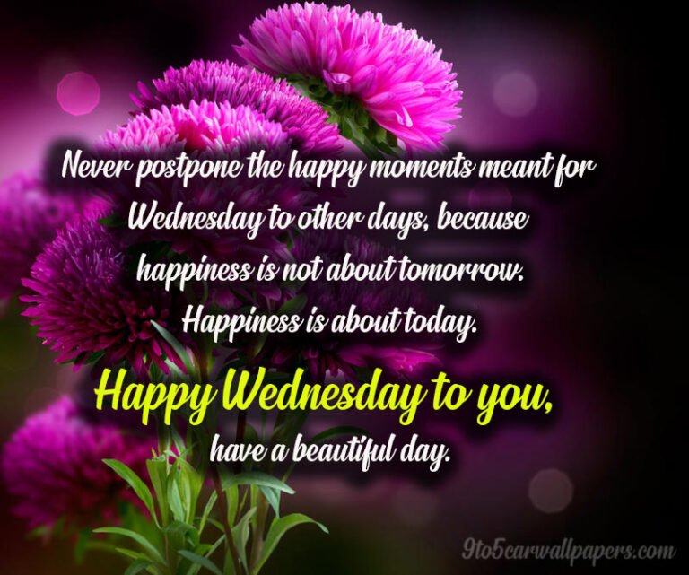 Wednesday Wishes Messages – 9to5 Car Wallpapers